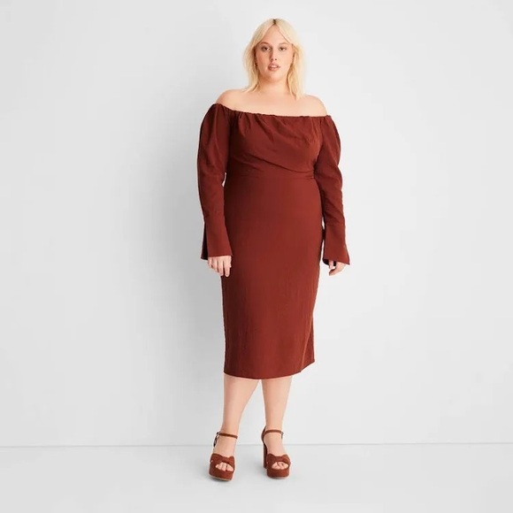 Future Collective | Dresses | Nwt Future Collective Off The Shoulder ...